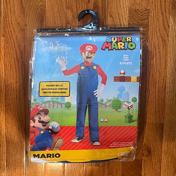 Nintendo | Costumes | Super Mario Red And Blue Costume 2t Boy | Poshmark